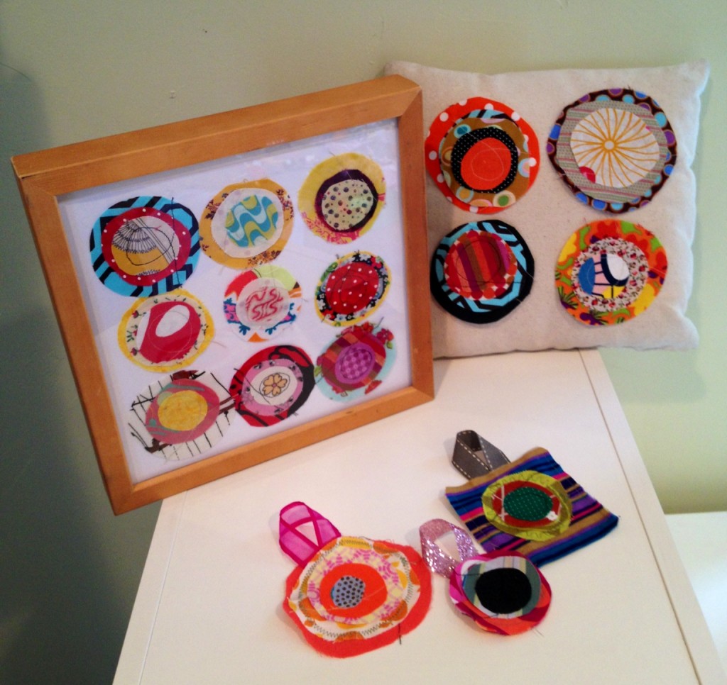 Paper Mache and Fabric Bowls P - noelle o designs