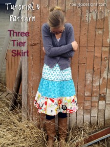 Tutorial on 3 Tiered Skirts Making | NoelleODesigns