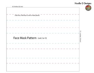 How to make a face mask - 2nd edition - noelle o designs