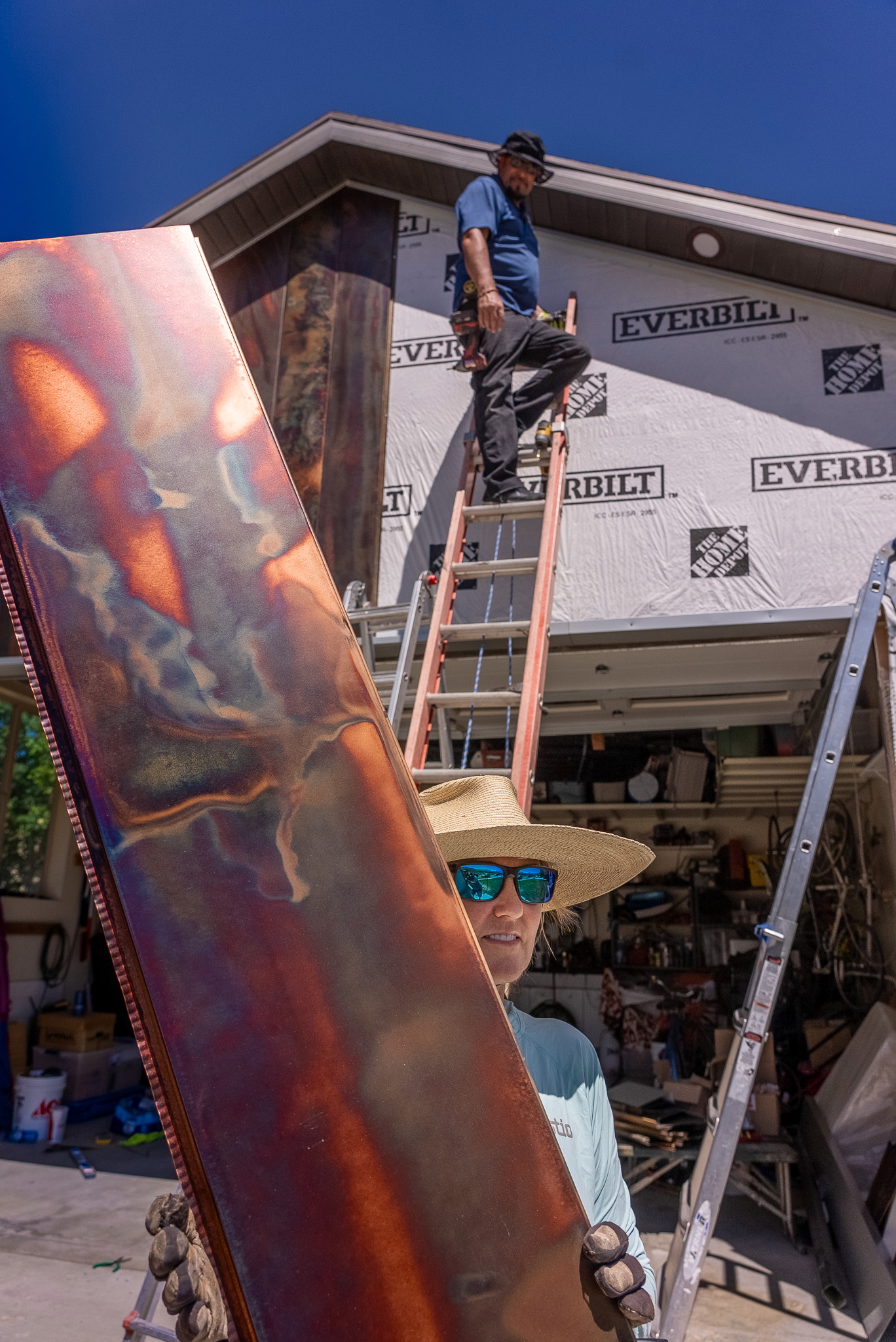 Step-by-Step Tutorial: Patina on Metal for Home Exteriors - noelle o ...